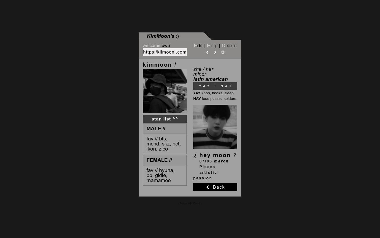 𝑘𝑖𝑚 𝑚𝑜𝑜𝑛 𝑐𝑎𝑟𝑟𝑑